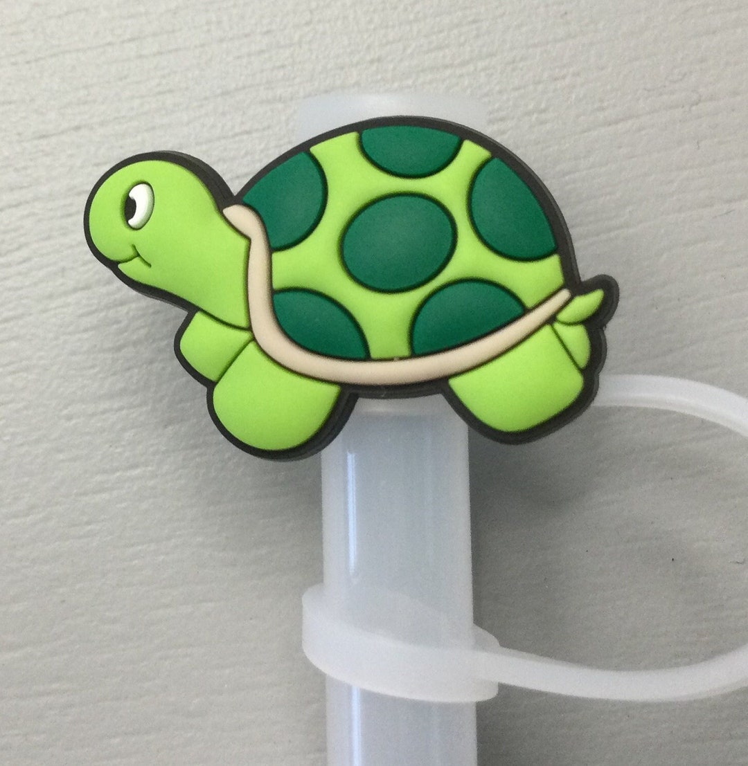 Turtle Straw Topper - Etsy