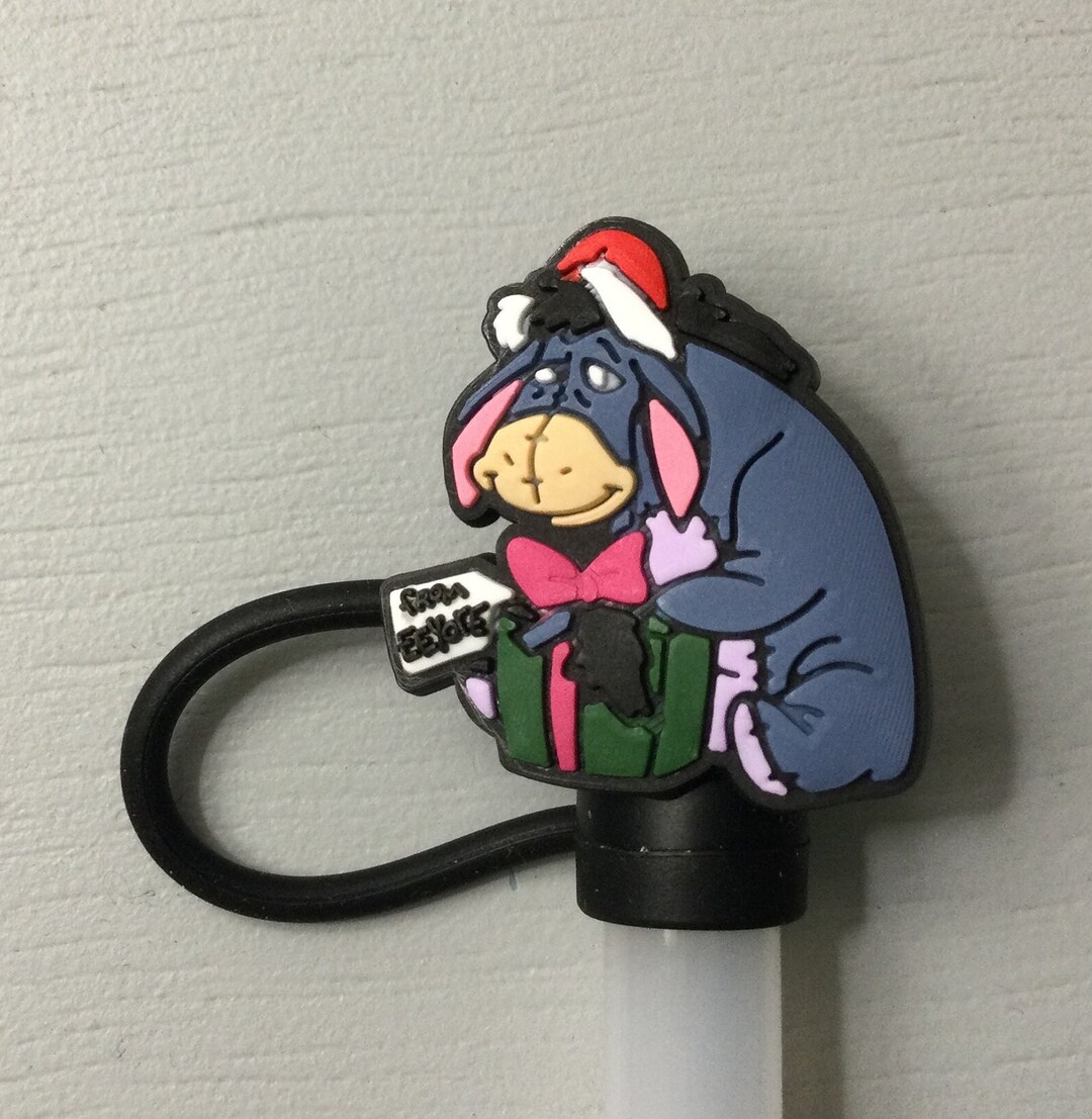 Eeyore Christmas Straw Topper - Etsy
