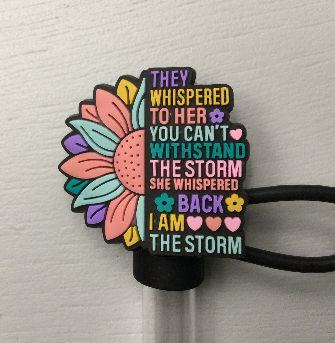 Storm Straw Topper Inspirational - Etsy