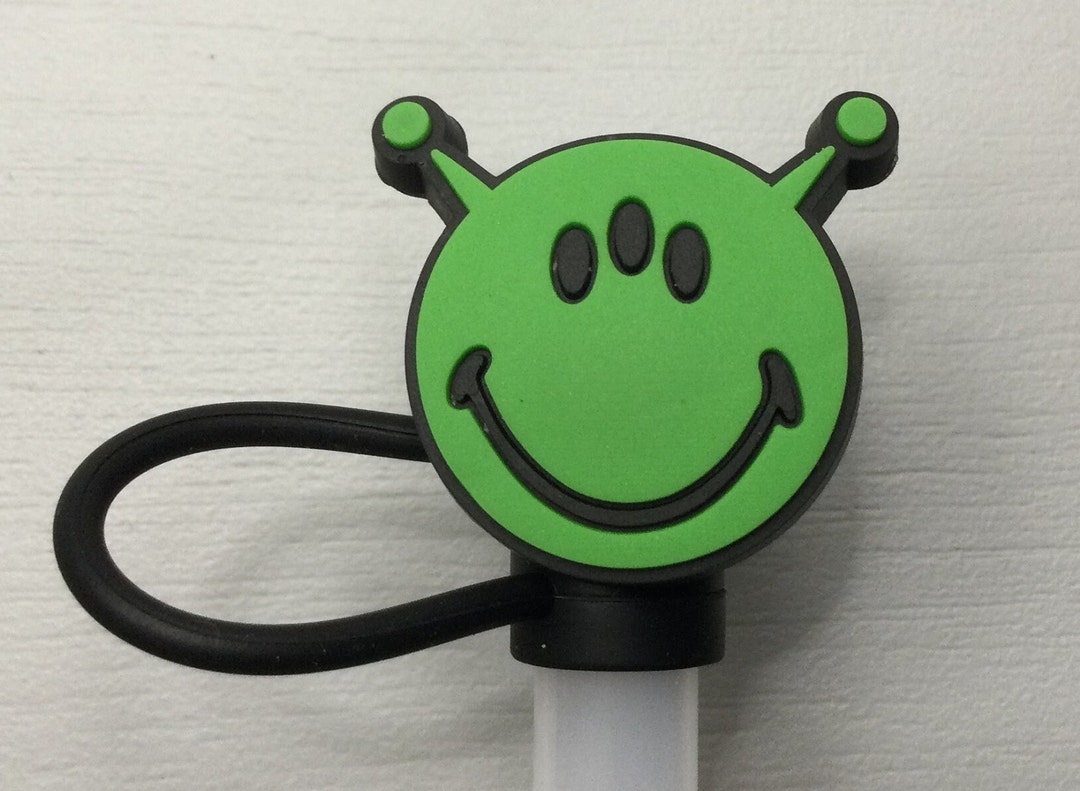 Alien Straw Topper Smiley Happy Face Fits Stanley - Etsy