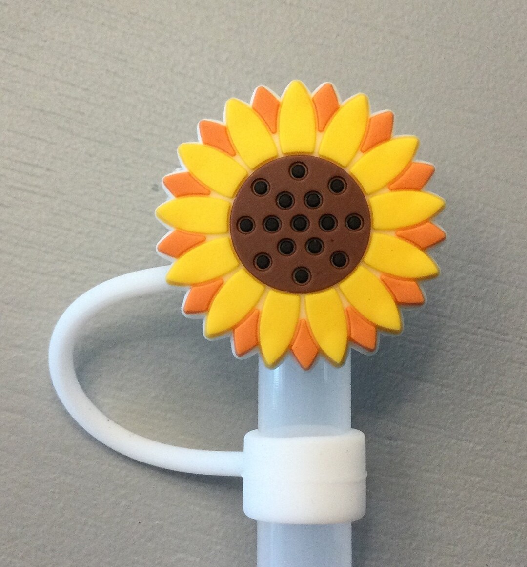 Sunflower Multi Petal Straw Topper - Etsy
