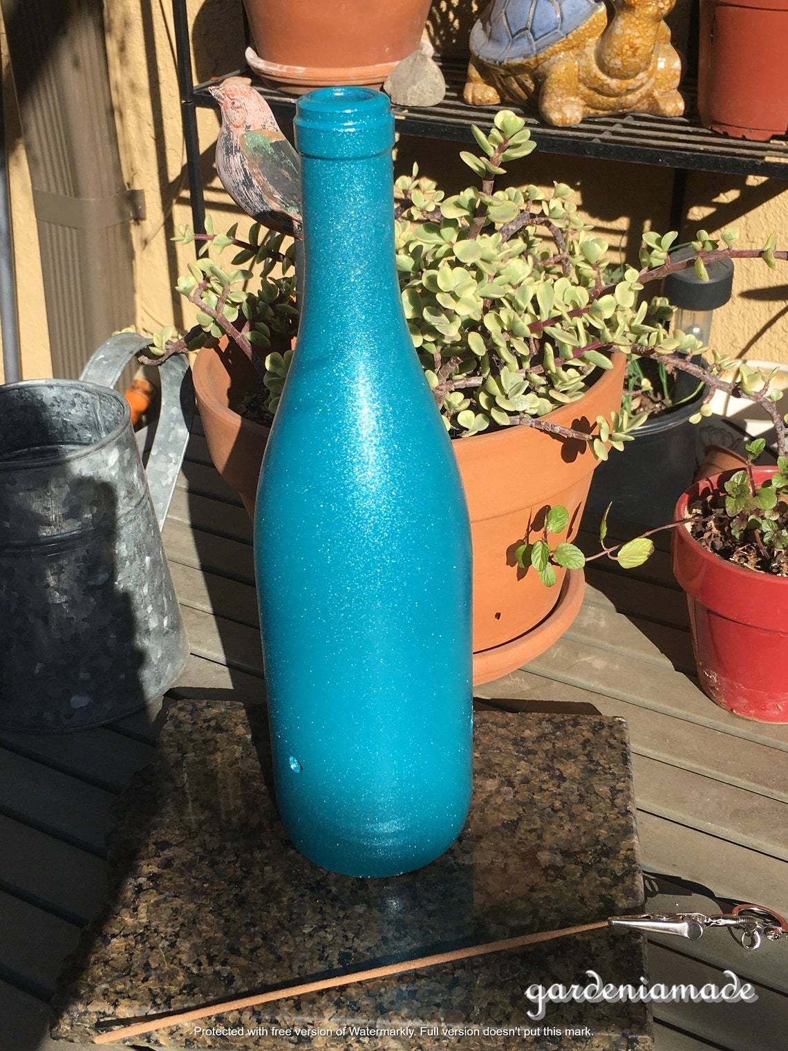 Smoking Incense Bottle Sparkling Blue Ashless Incense - Etsy