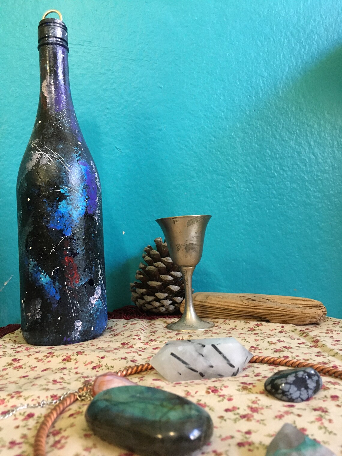 Smoking Incense Bottle Space Design Ashless Incense Holder Perfect for ...