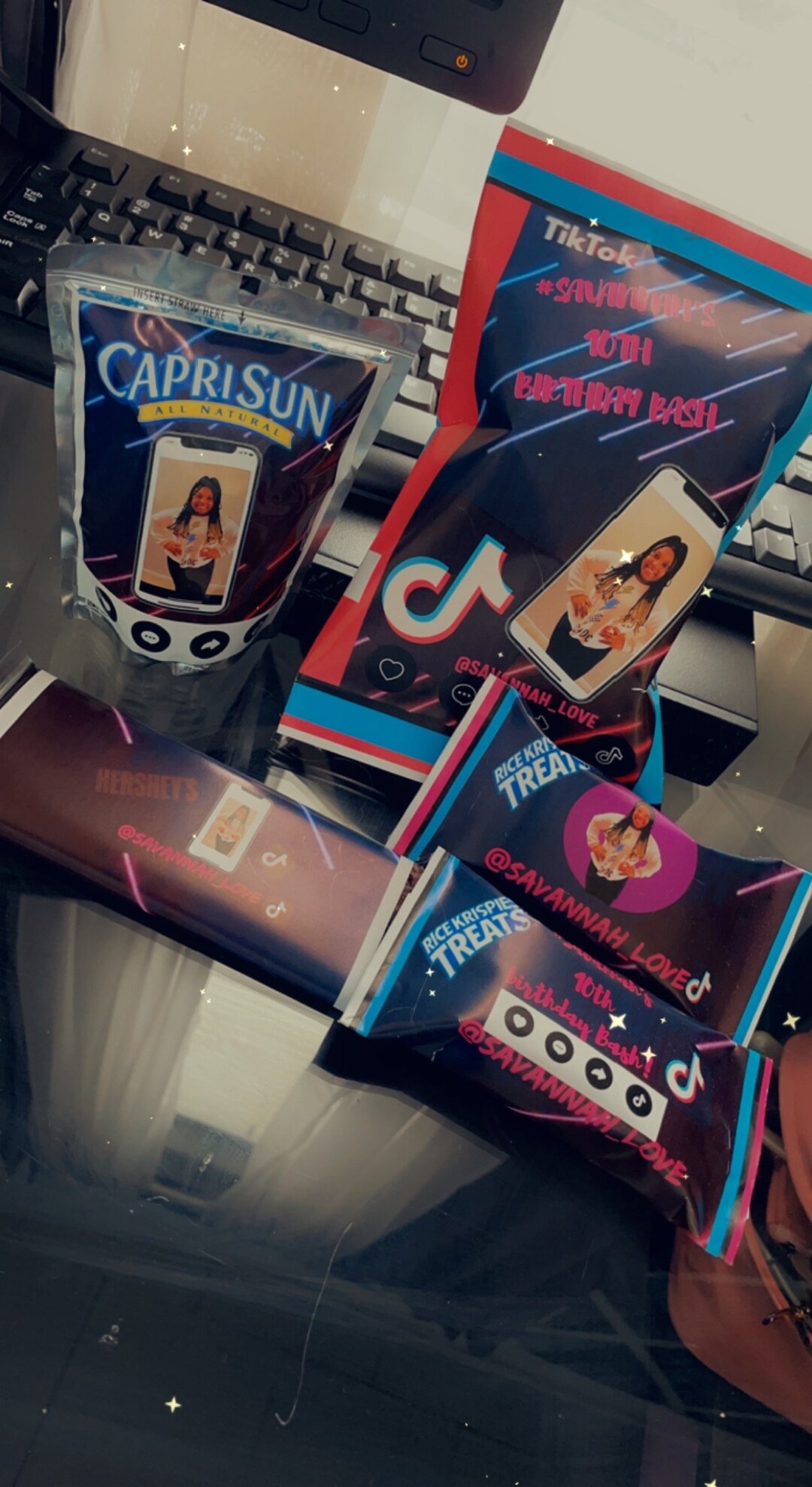 Tik Tok Theme Chip Bag - Etsy