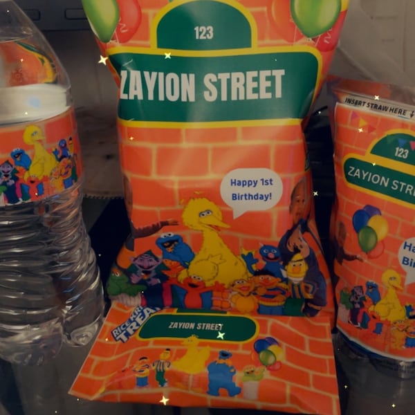 Sesame Street Elmo Chip Bag - Etsy