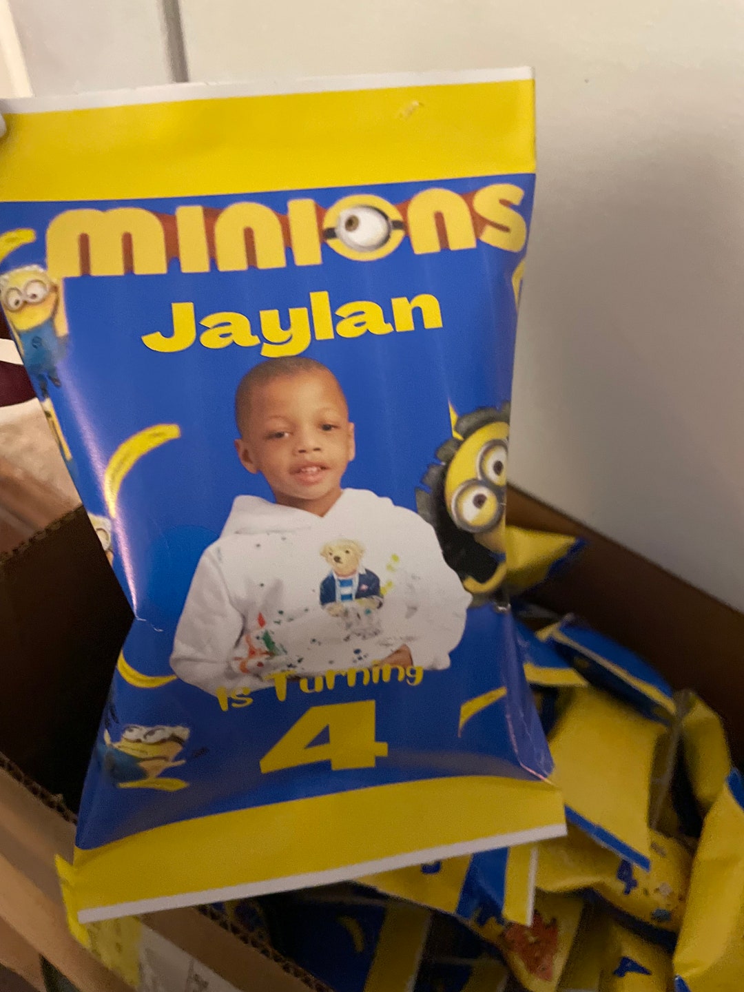 Minions Chip Bag - Etsy