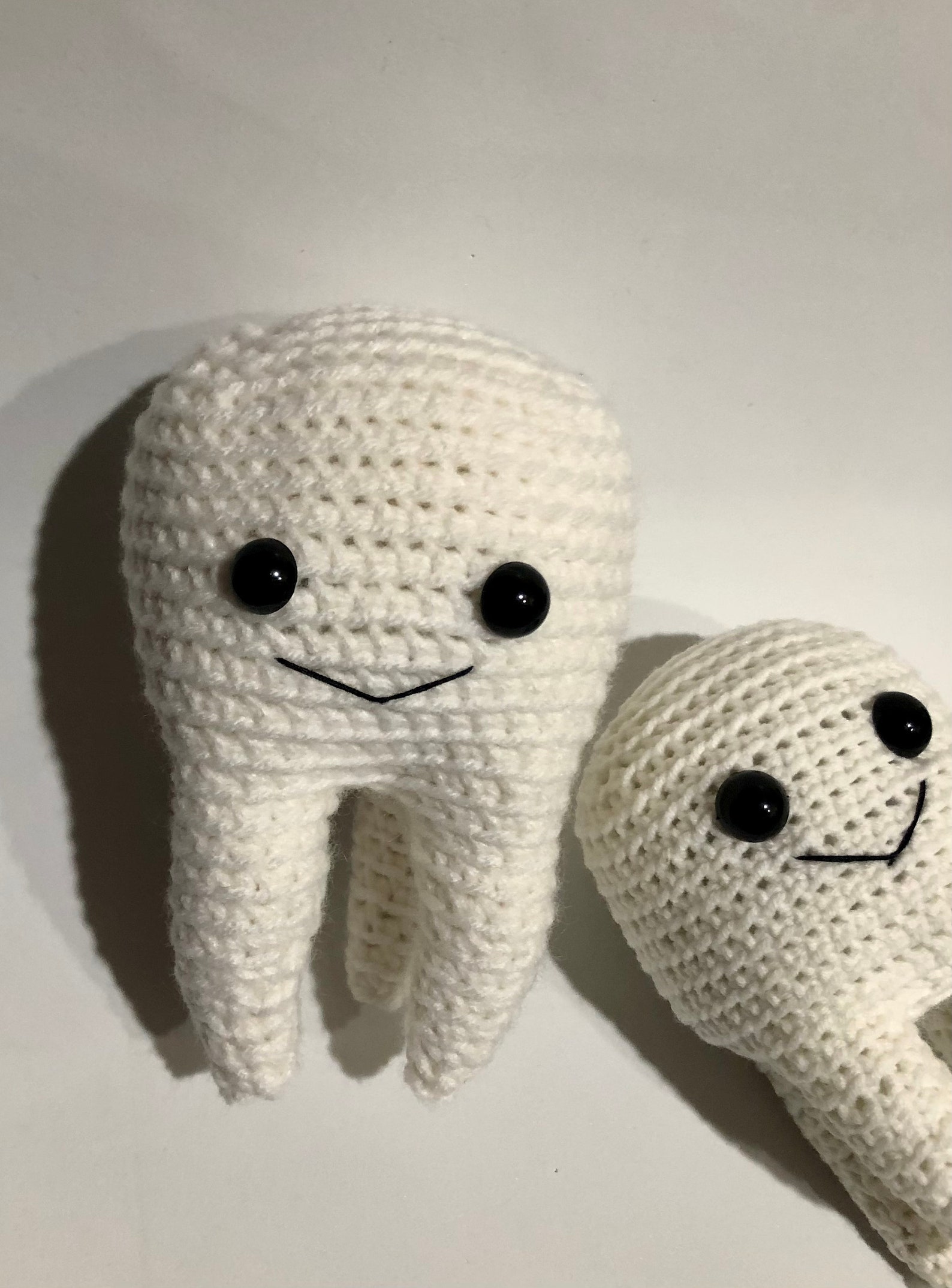 Tooth Amigurumi Crochet Tooth Pretend Play Amigurumi Tooth | Etsy