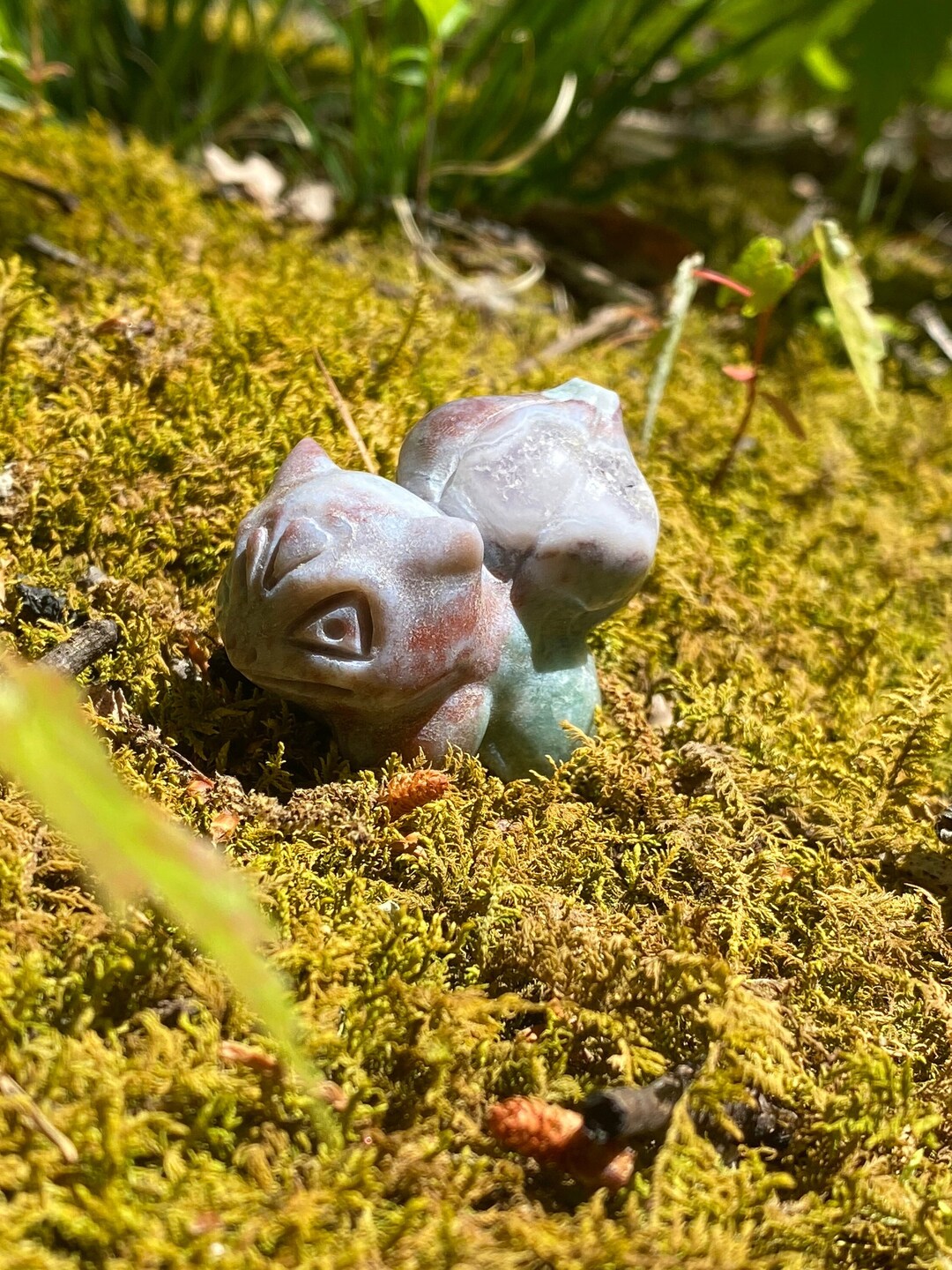 Ocean Jasper Bulbasaur Pokémon Crystal - Etsy