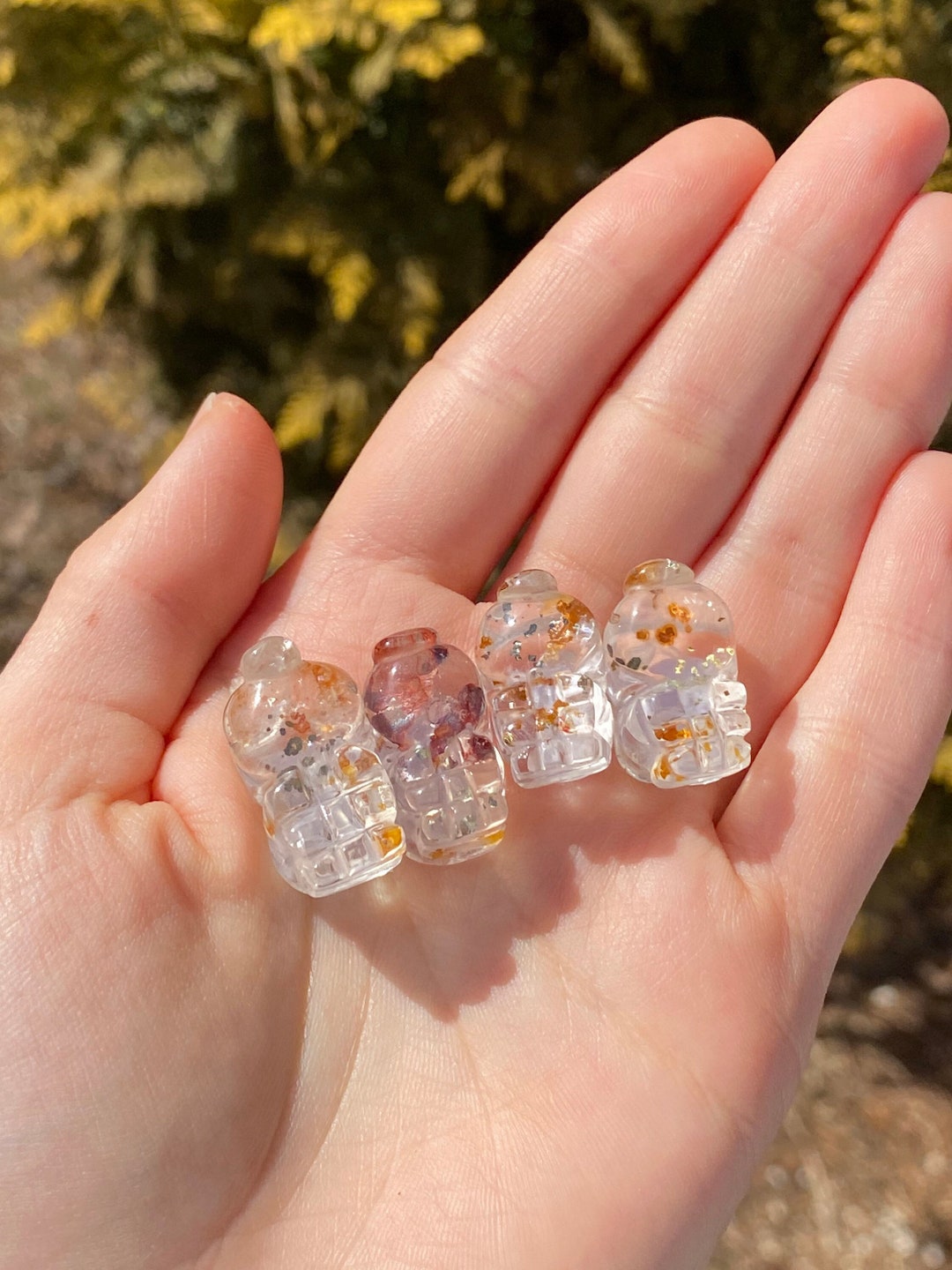 Pyrite in Quartz Fu Dog Crystal Carving - Etsy