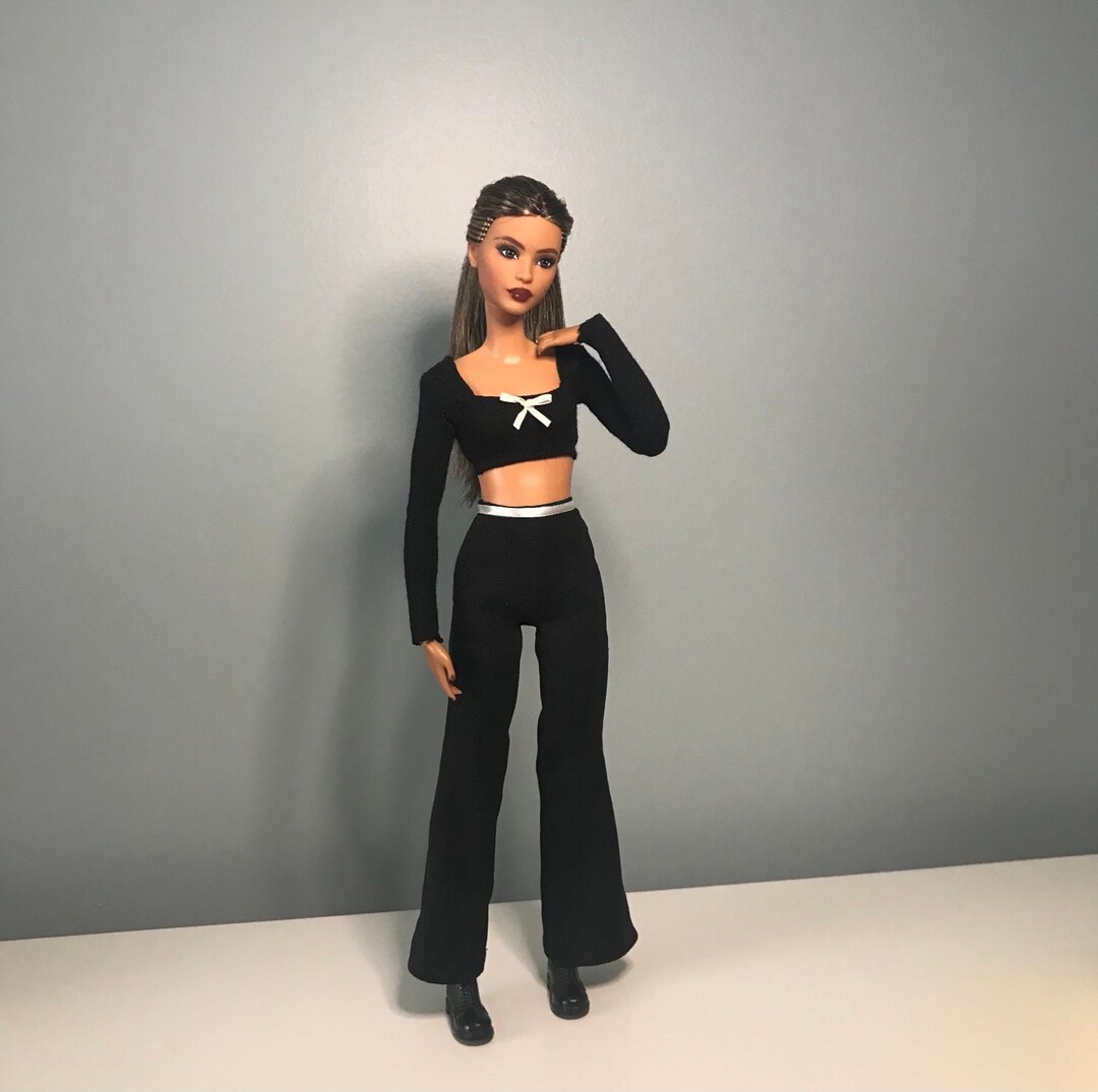 Yoga Pants and Matching Crop Top Set - Etsy