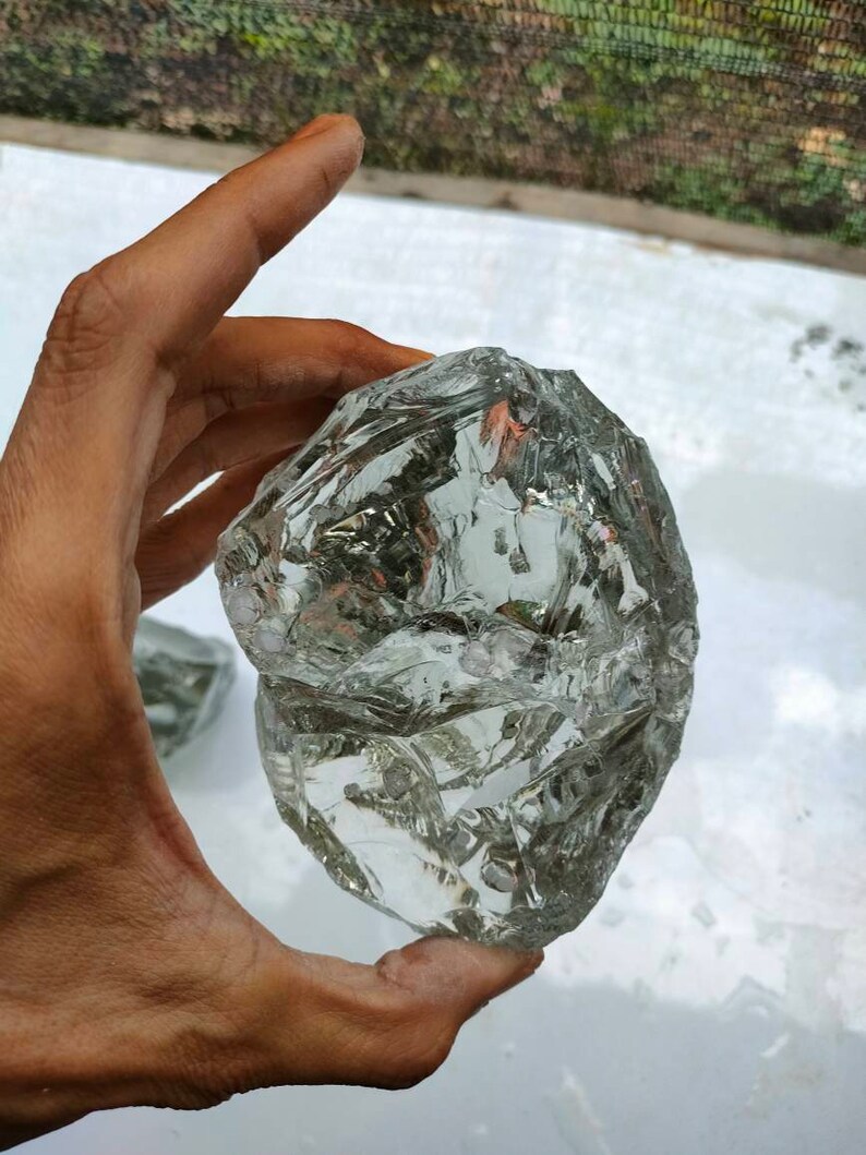 1.77kg(125b)2pcs "perfect Smooth Surface Clear Snowballs!! of Andara ...