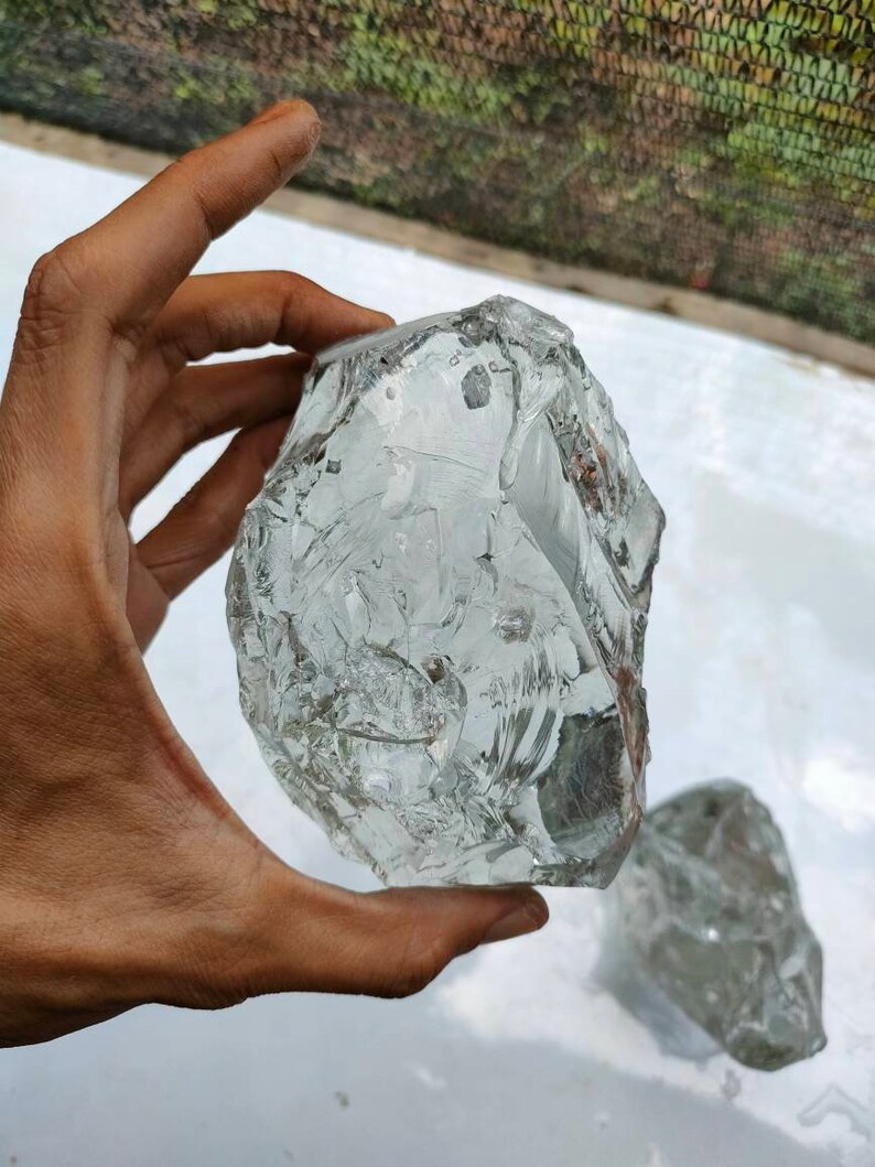 1.77kg(125b)2pcs "perfect Smooth Surface Clear Snowballs!! of Andara ...