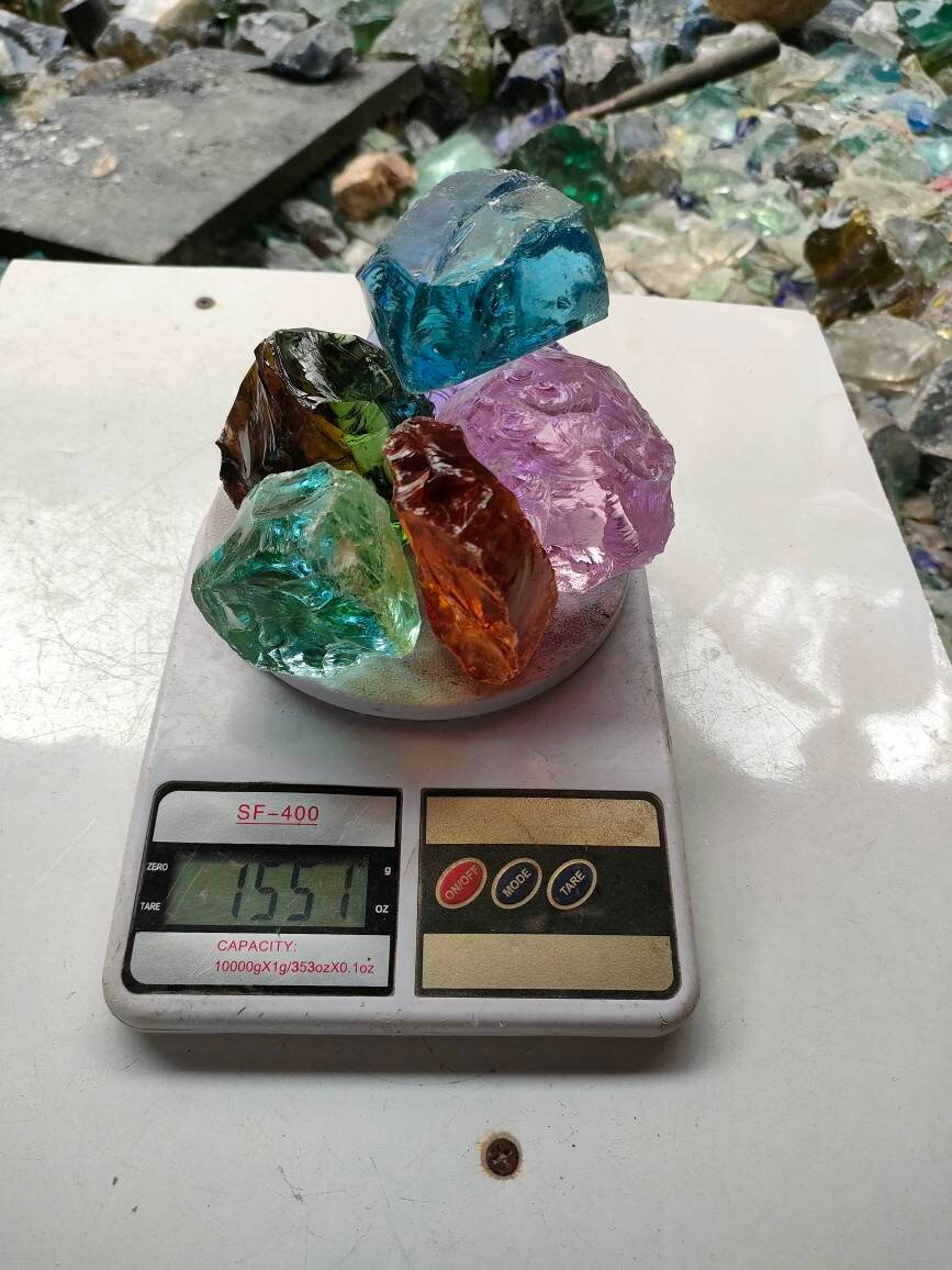 1.55kg(140b)6pcs "special Rare Colours Combination Medium Size" of ...