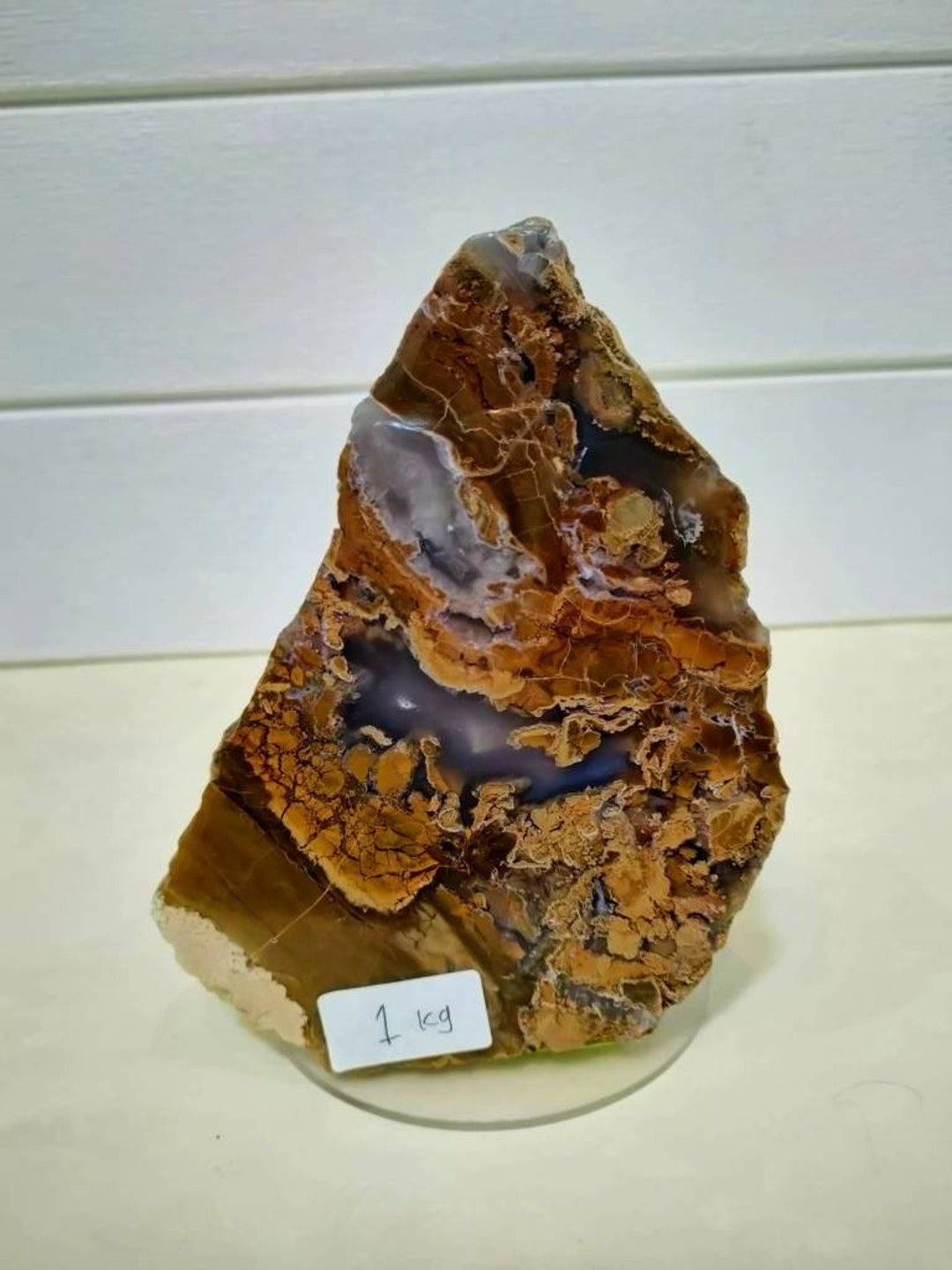 1kgs Multicolor Pieces"blue,red,white, Yellow, Green,brown" of Agatized ...