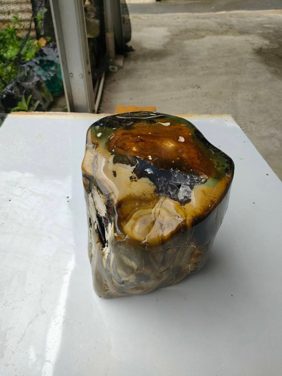 13.7kg(h028) Dimensions: (22x24)cm Beautiful Mix Colours "green White ...