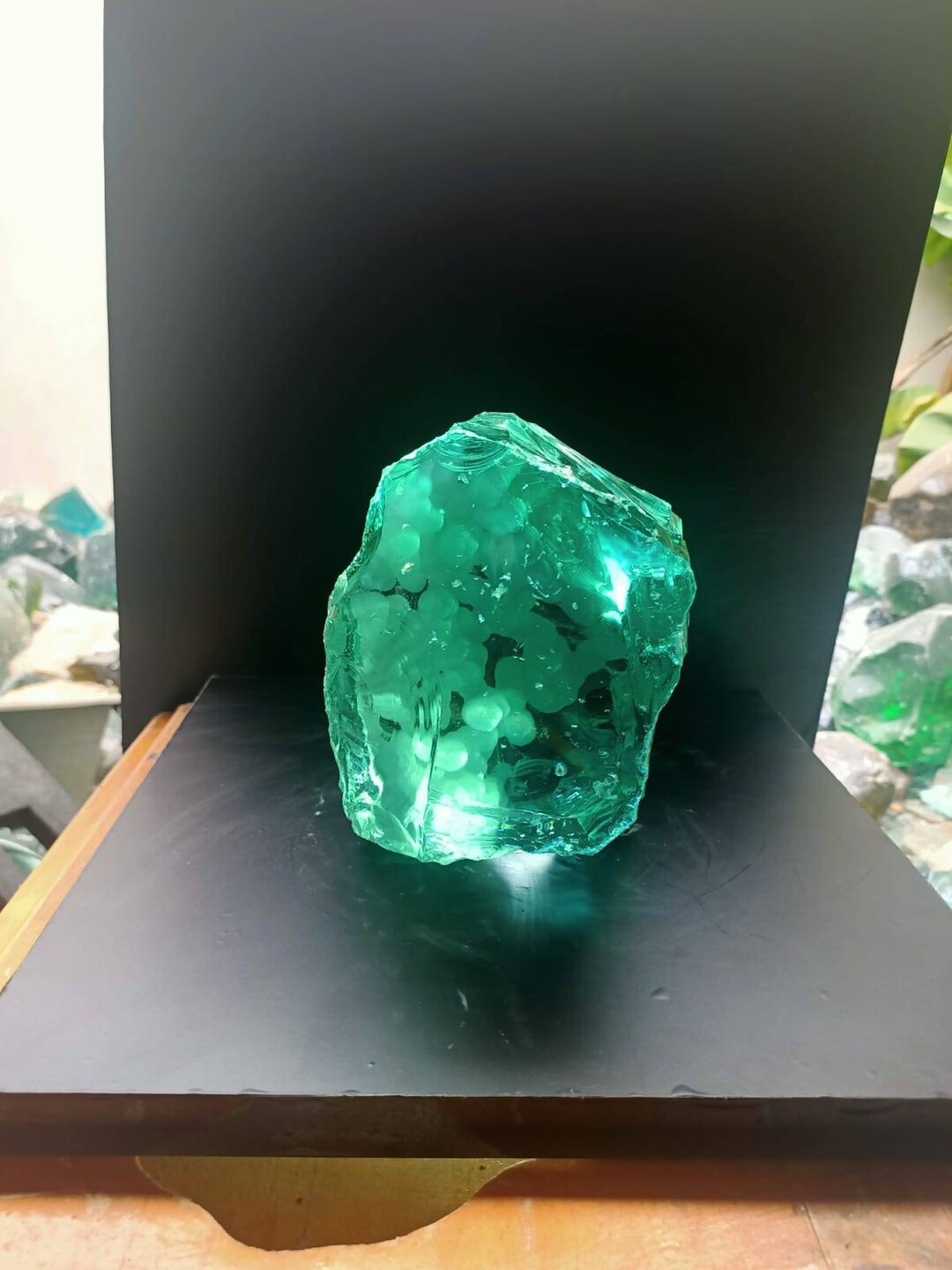 3.2kg(239b) Medium Size "green Snow/cumulus Natural Skin" of Andara ...