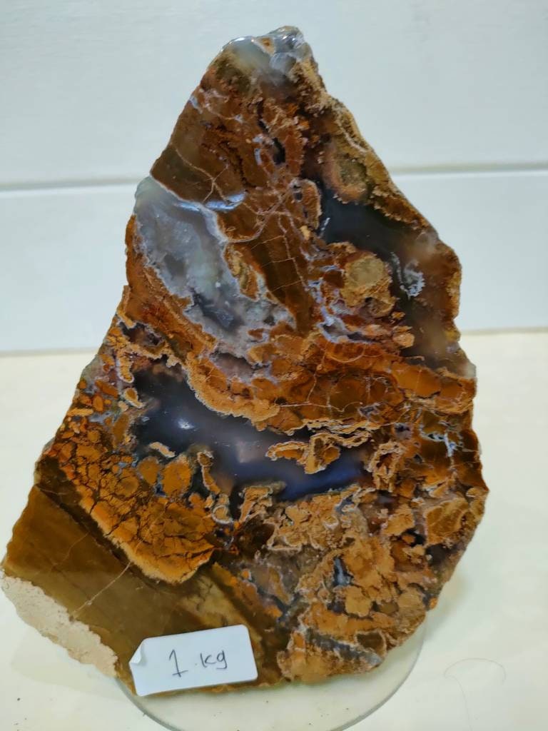 1kgs Multicolor Pieces"blue,red,white, Yellow, Green,brown" of Agatized ...