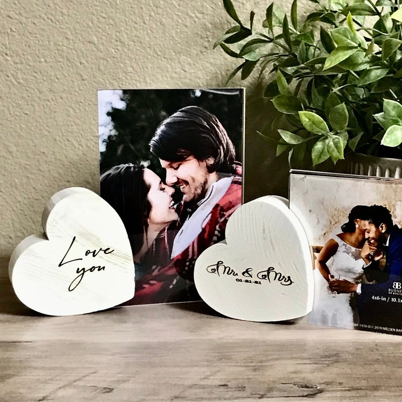 Heart Shaped Picture Frame - Etsy