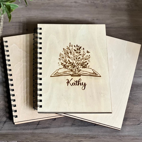 Wood Notebook - Etsy