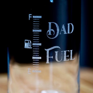 Dad Fuel Beer Can Glass, Mom Fuel Iced Coffee Cup With Lid and Straw ...