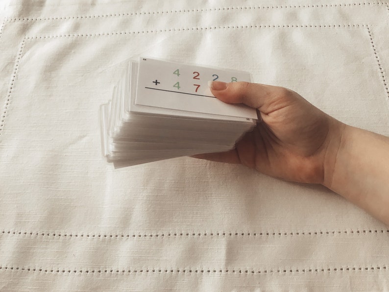 100 Addition Math Problems Montessori Math Tickets Elementary - Etsy