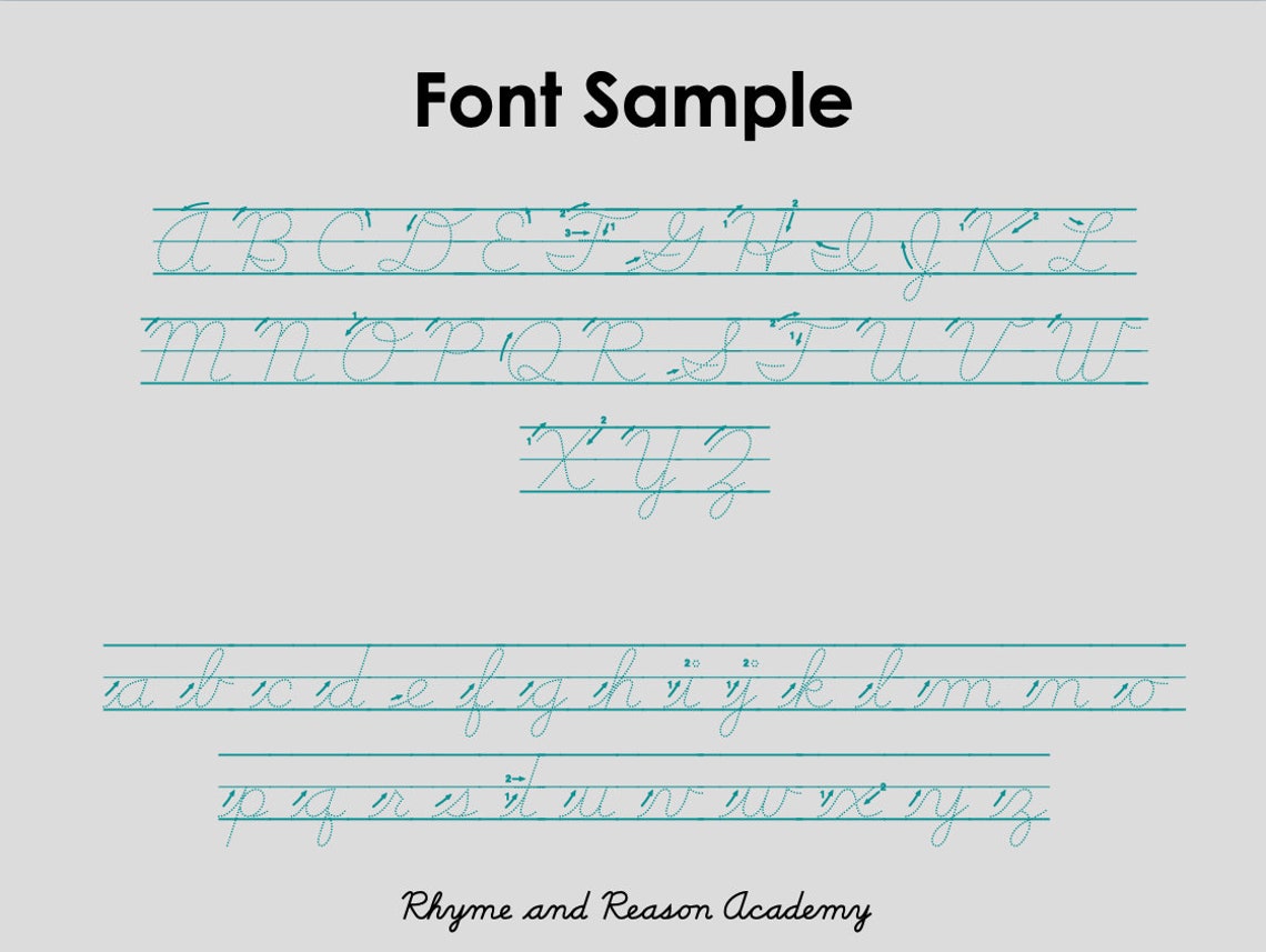 Learn Cursive BUNDLE Uppercase and Lowercase Letters | Etsy