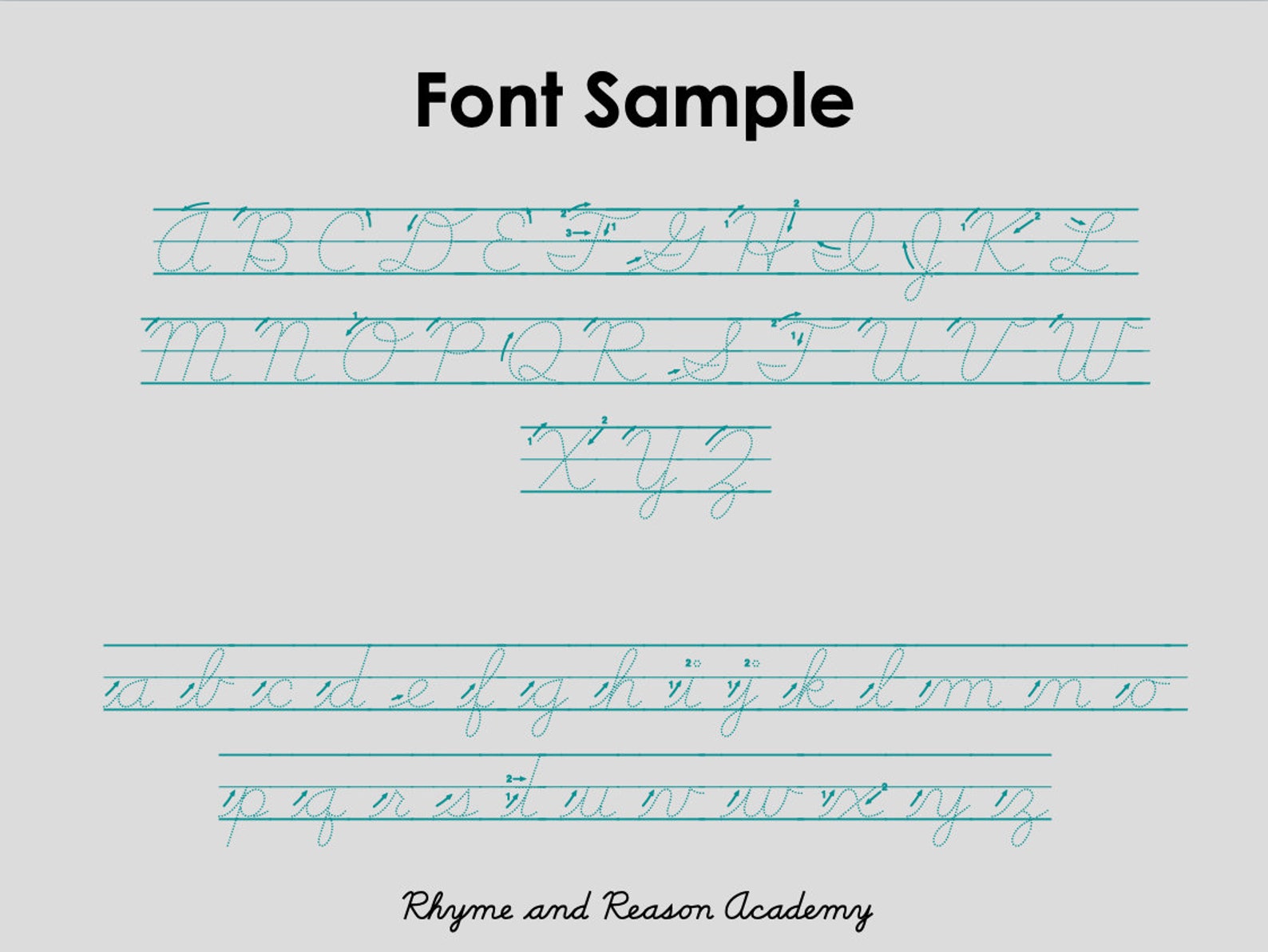 Learn Cursive BUNDLE Uppercase and Lowercase Letters - Etsy