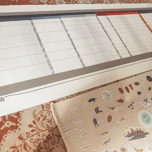 Printable Mute Timeline of Life With Decals Montessori Second Great ...