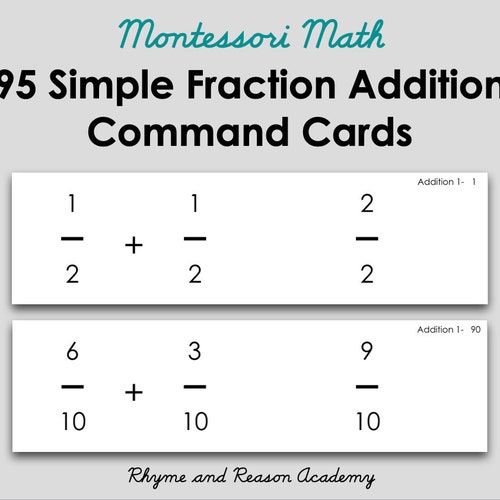 100 Addition Math Problems Montessori Math Tickets Elementary - Etsy
