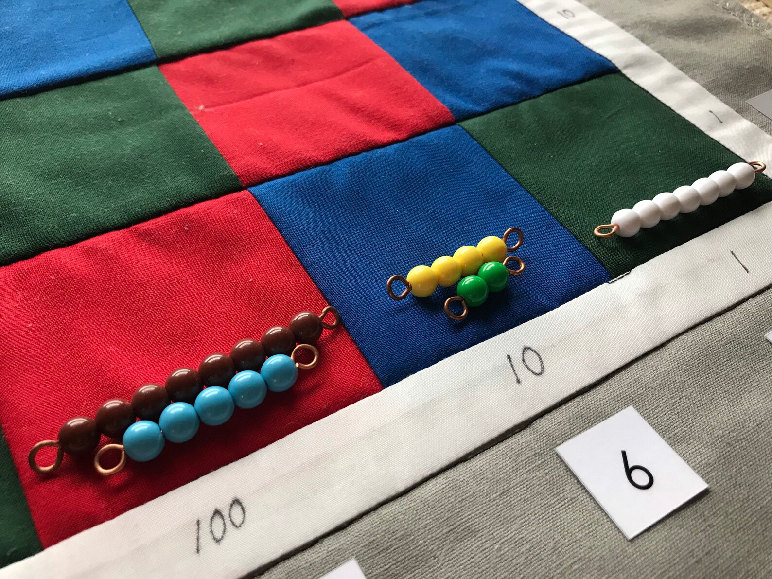 DIY Quilted Checkerboard, Montessori Math Mat, Digital Download PDF ...