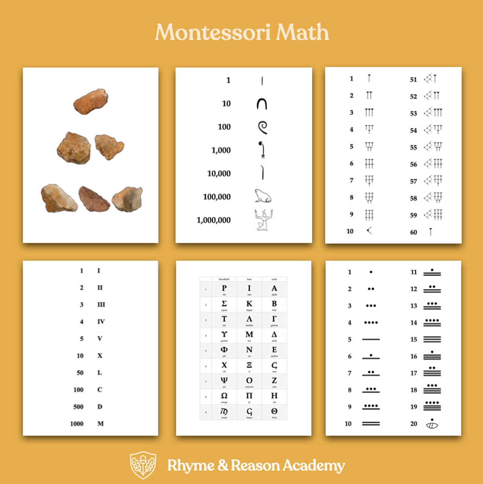 Montessori Fifth Great Lesson Charts Instant Download PDF, DIY ...