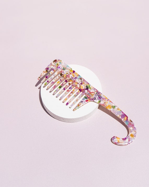 Hair Comb Tortoise Shell Floral Womens Hair Accessory Mothers | Etsy