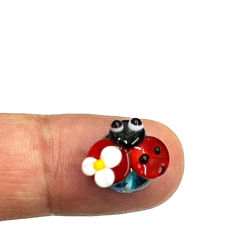 Glass Ladybug 2mm Murano - Etsy