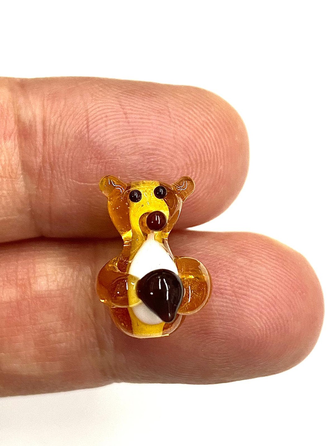 15x20 Mm Murano Glass Squirrel Beads, Murano Squirrel Charm, Handmade ...