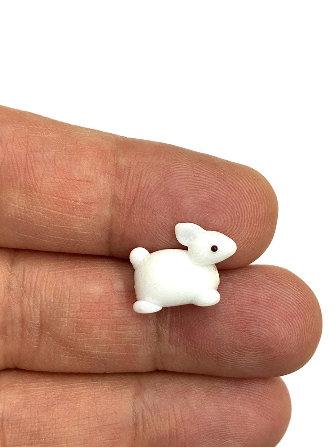 Murano Glass Rabbit Beads: Handblown Lampwork Beads (15x12 Mm) - Etsy
