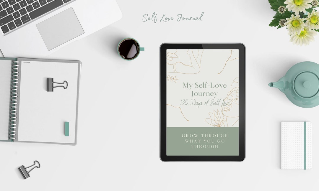 Digital or Printable Self Love Journal, Digital iPad Journal, Self Love ...