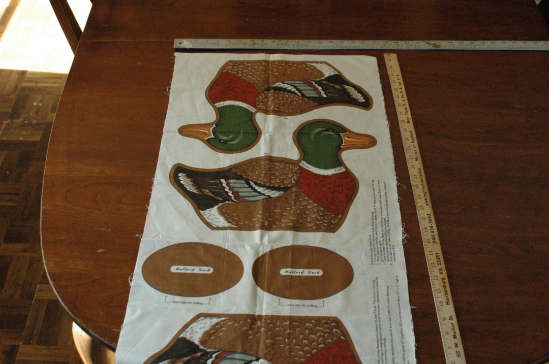 Vintage Duck Panel - Etsy
