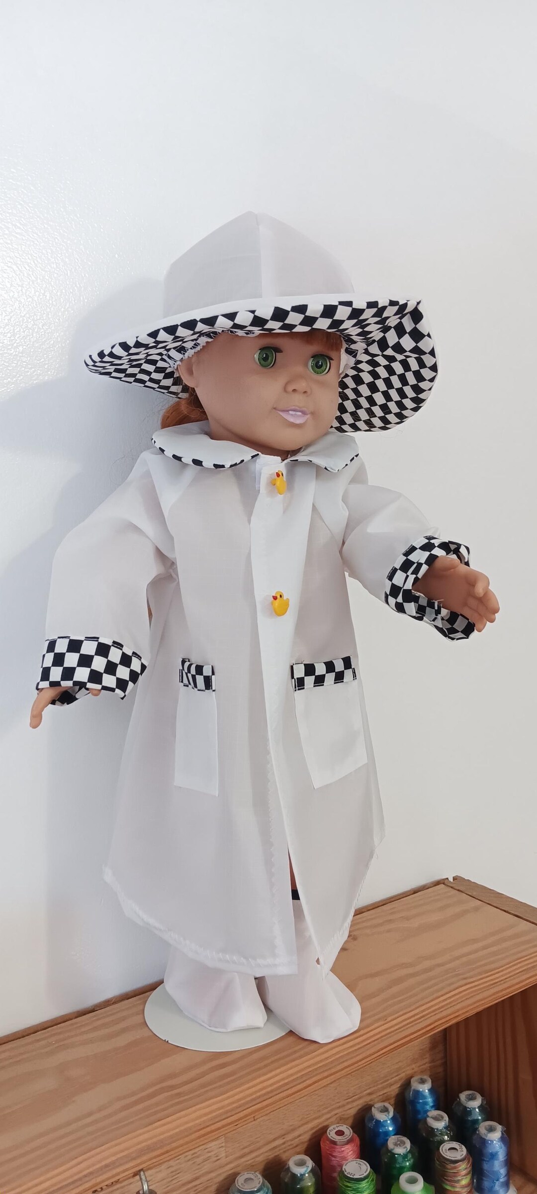 Raincoat Ensamble for 18 Inch Dolls (3 Piece Outfit) - Etsy
