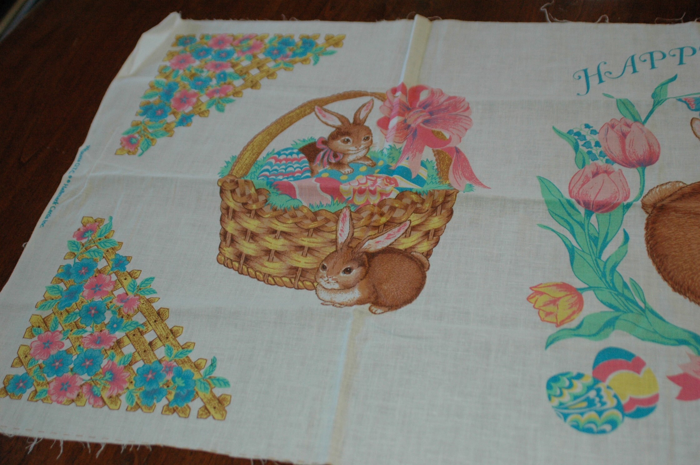 Easter Bunny Panel - Etsy