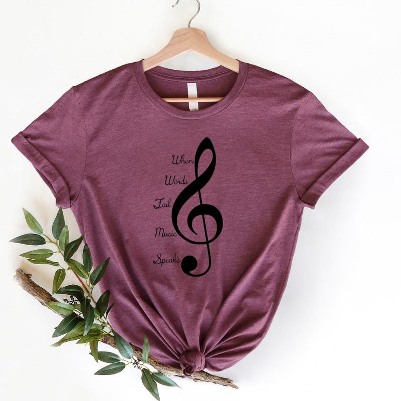 Music T Shirt - Etsy