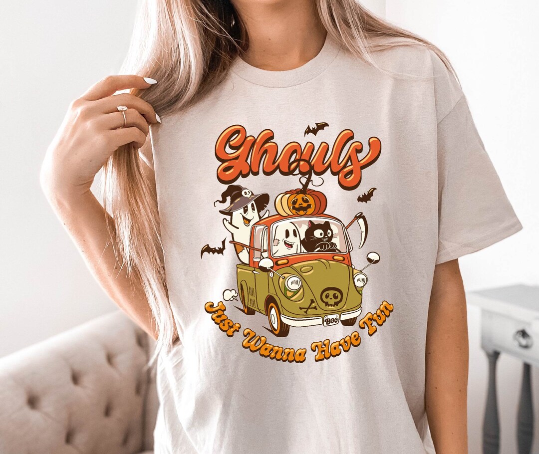 Ghouls Ust Wanna Have Fun Shirt,vintage Halloween Shirt,retro Fall Tee ...