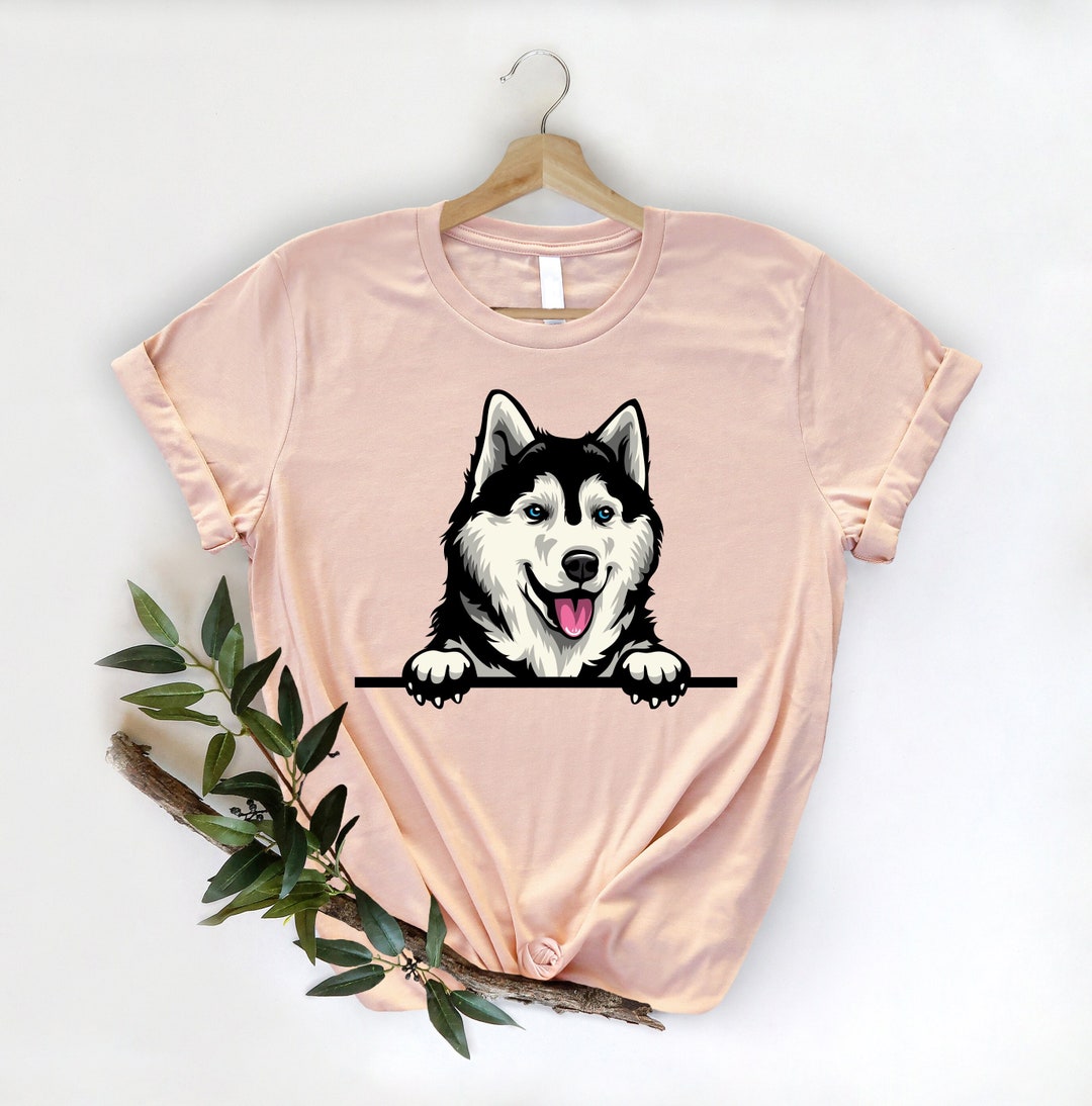 Wolf Shirt, Siberian Husky, Husky Dog, Animal Shirt, Husky Lover Shirt ...