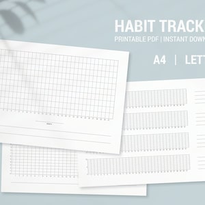 Line Graph Habit Tracker Printable Sleeping, Mood Tracker A4 Letter PDF ...