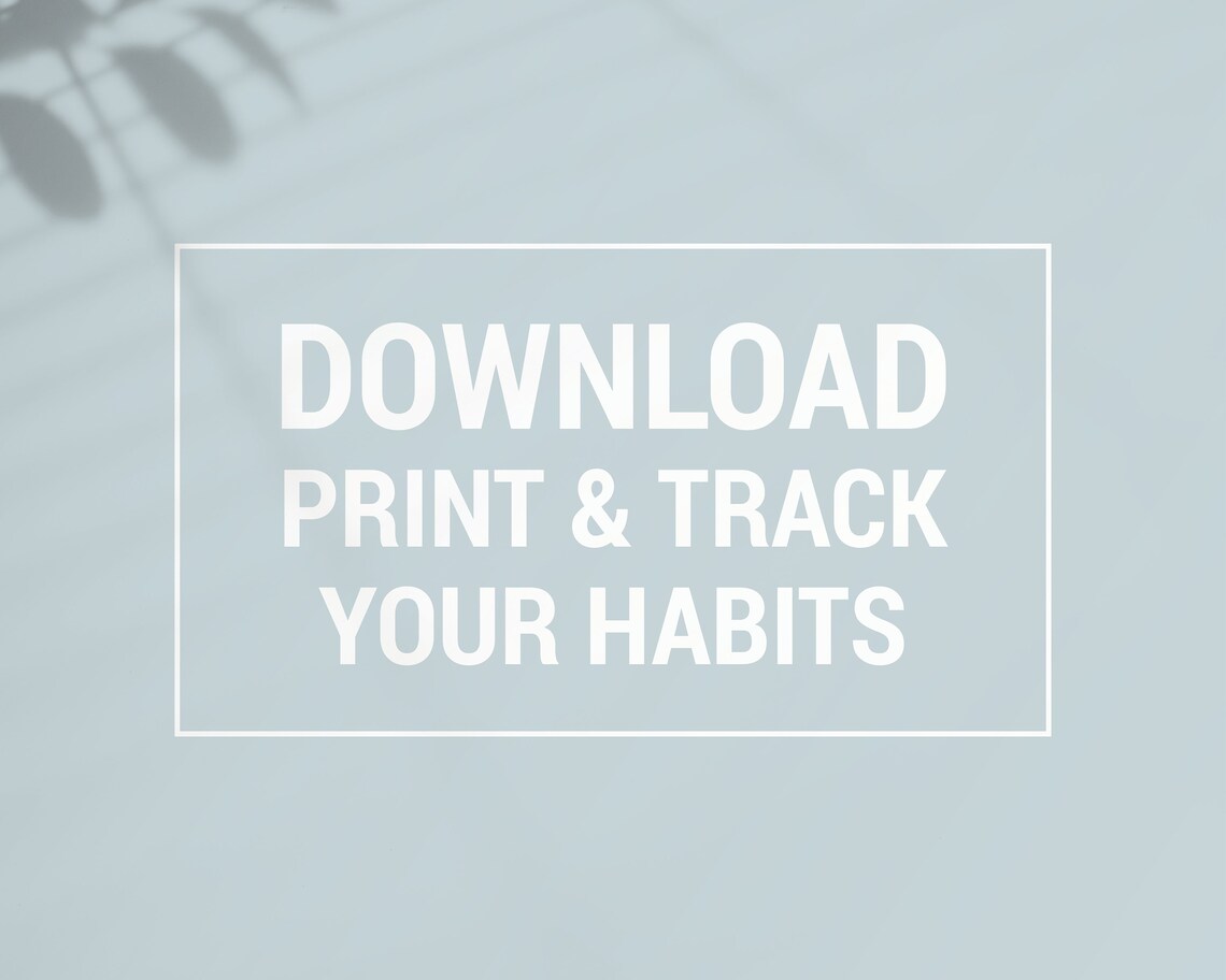 Line Graph Habit Tracker Printable | Sleeping, Mood Tracker | A4 Letter ...