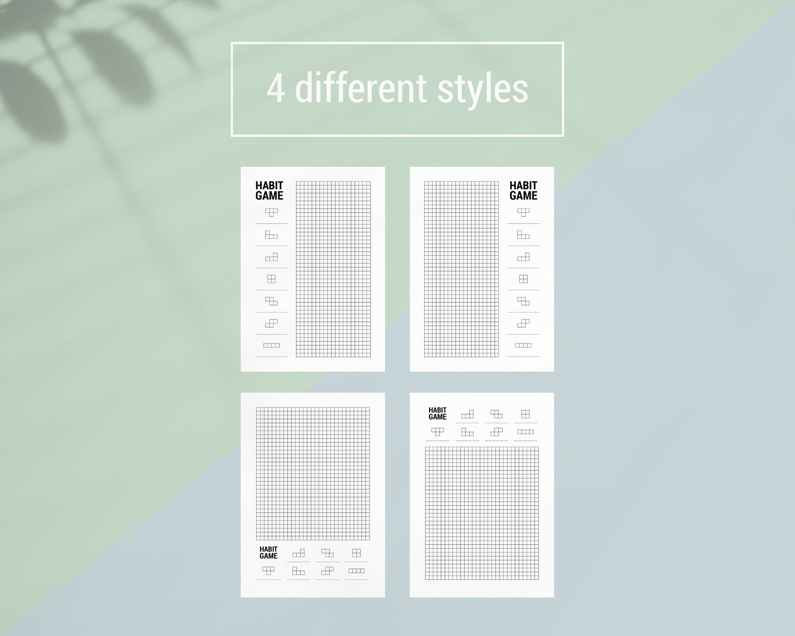 Game Tracker Printable | Adultris Game | Pixel Tracker | Goal Planner ...