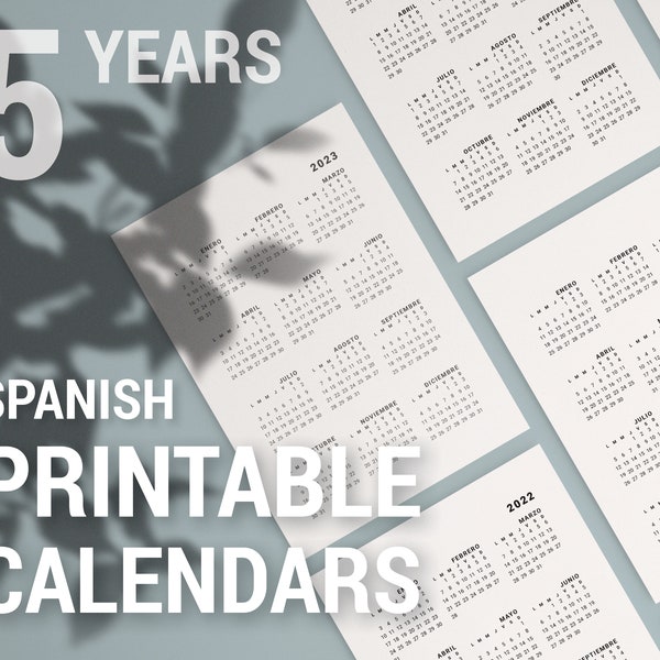 2024 2025 Spanish Calendar - Etsy