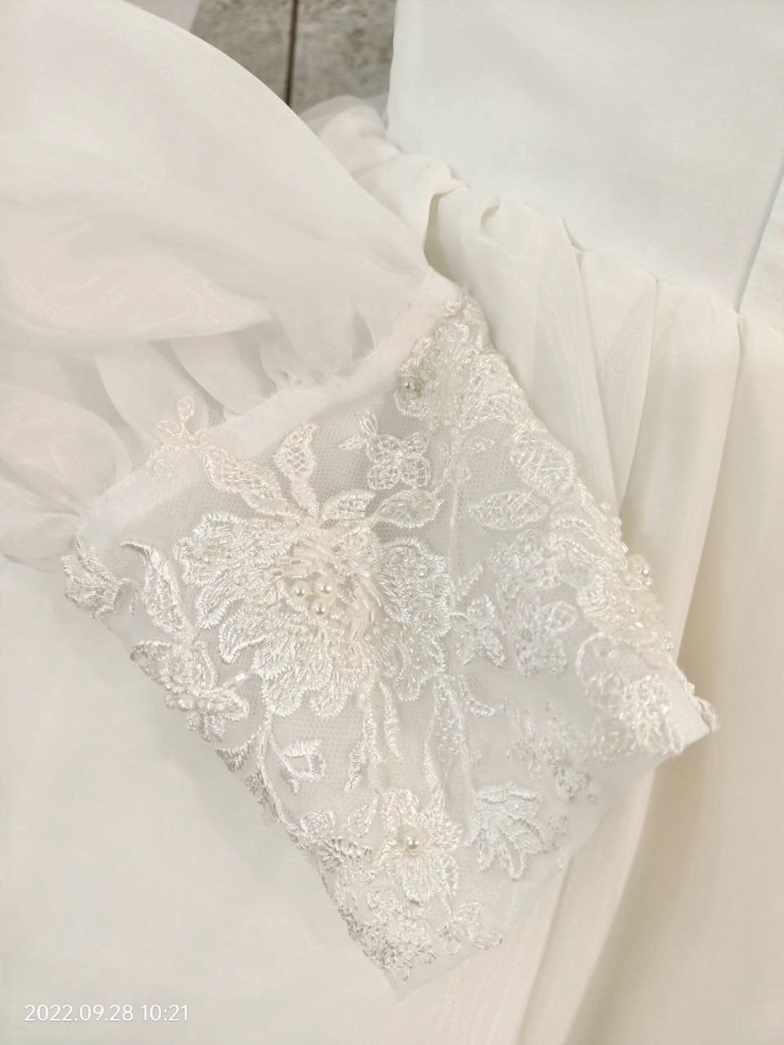 Bishop Sleeve Bridal Dressaline Wedding Dresslong Sleeves - Etsy