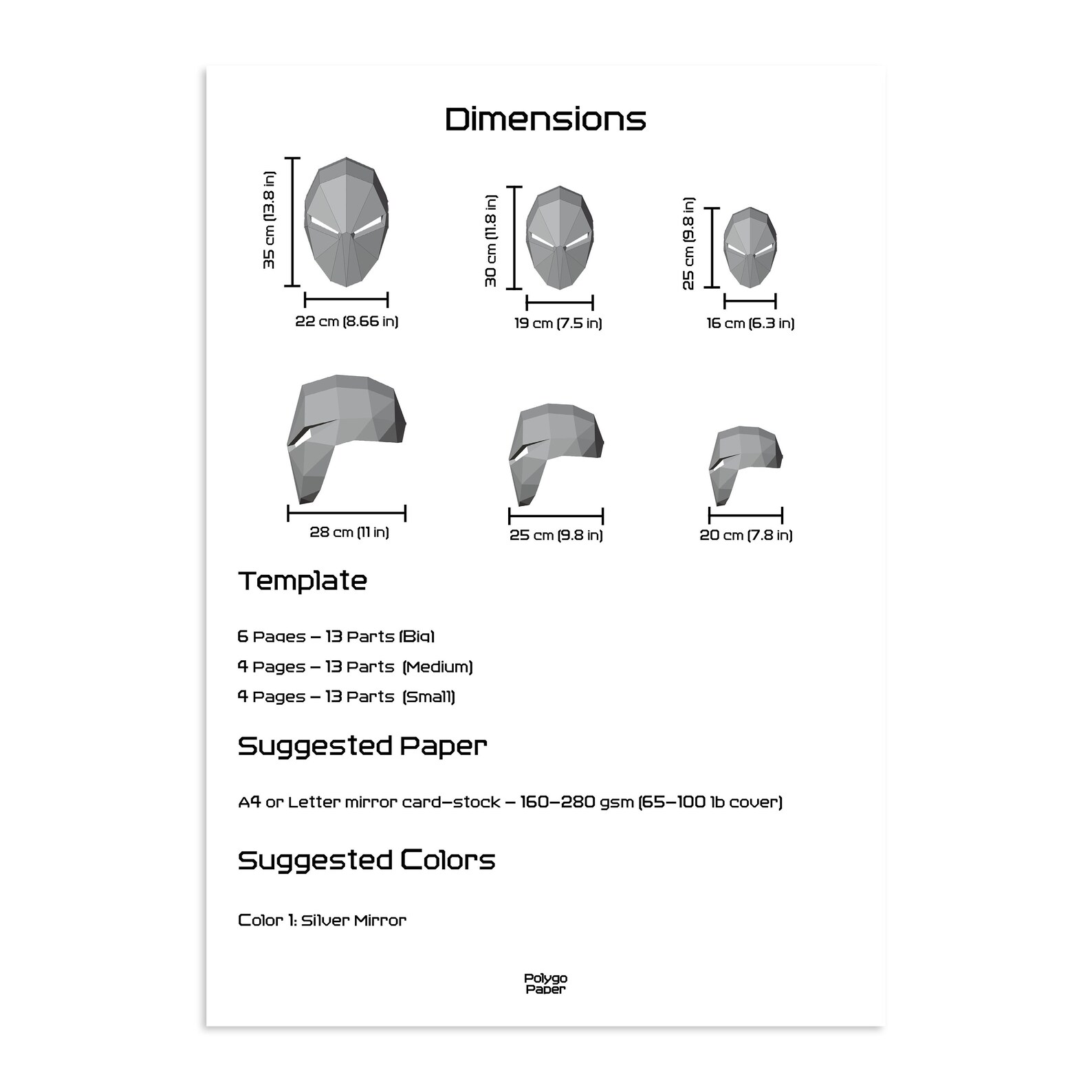 MUSE - Will of the People - Papercraft Mask - WOTP Mask - Assembly ...