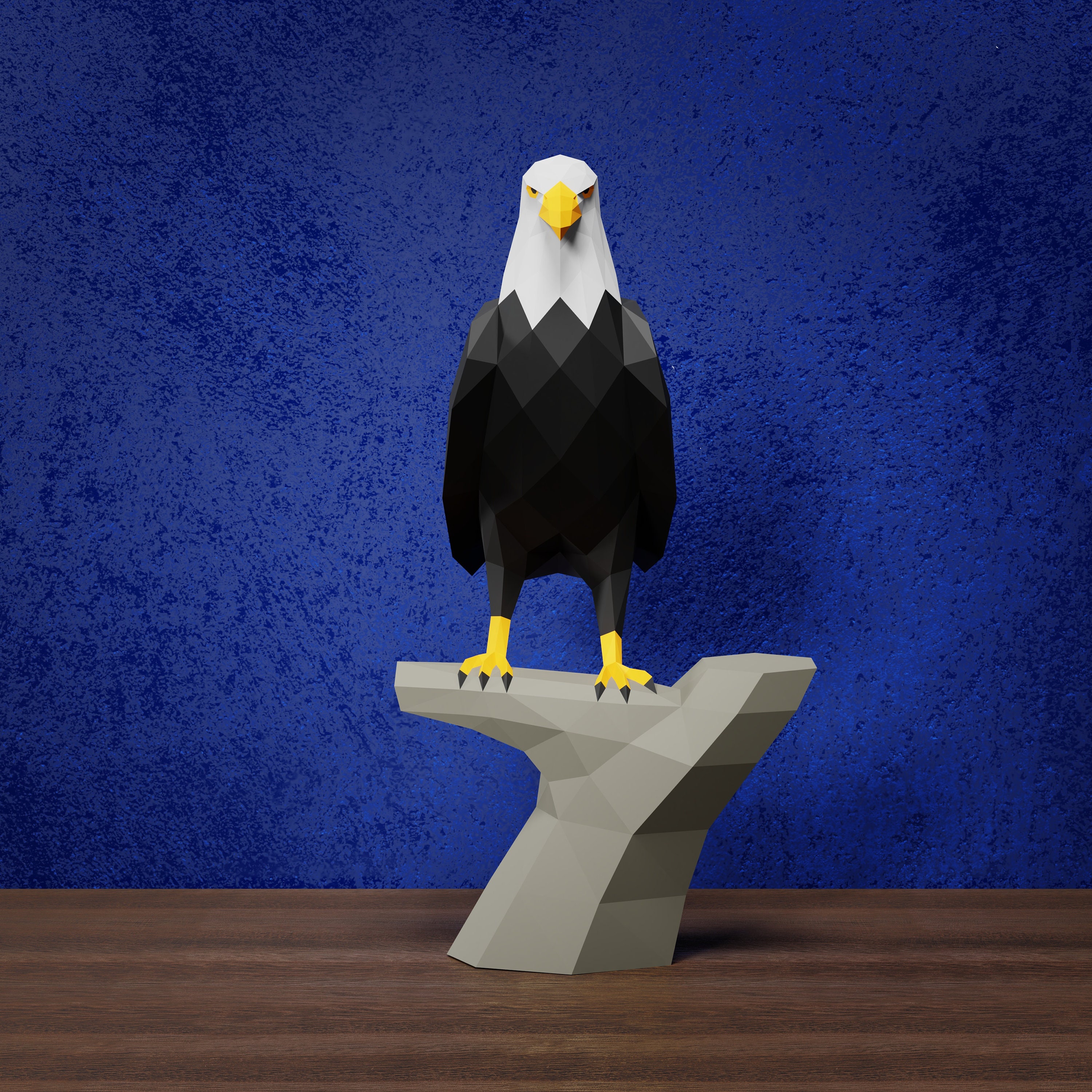 3D Papercraft Eagle - Assembly Guide and Printable Template - Etsy