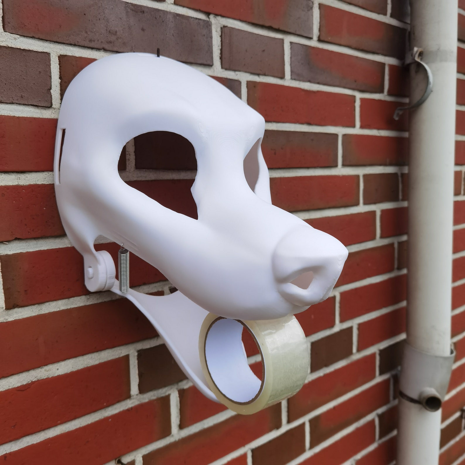 Furry Fursuit Head Base R Wolf V2 Base Moving Jaw 3d Print - Etsy